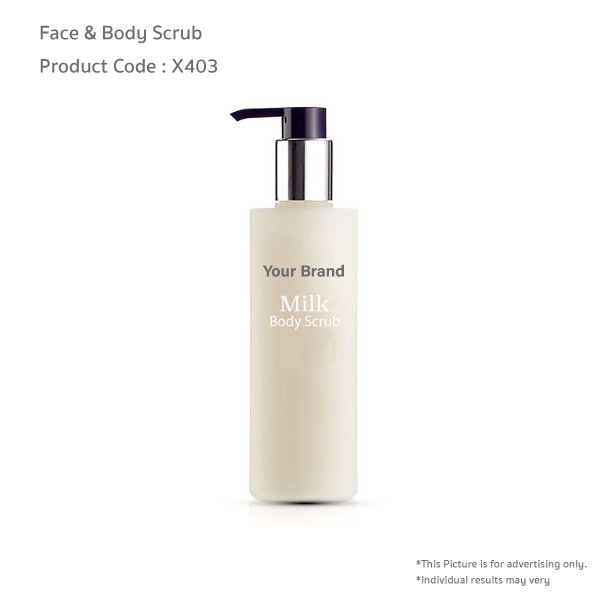 Milk Body Scrub - บริษัท เมอร์รี่ คอสเมติก แลบบอราทอรีส์ จำกัด, โรงงาน ...