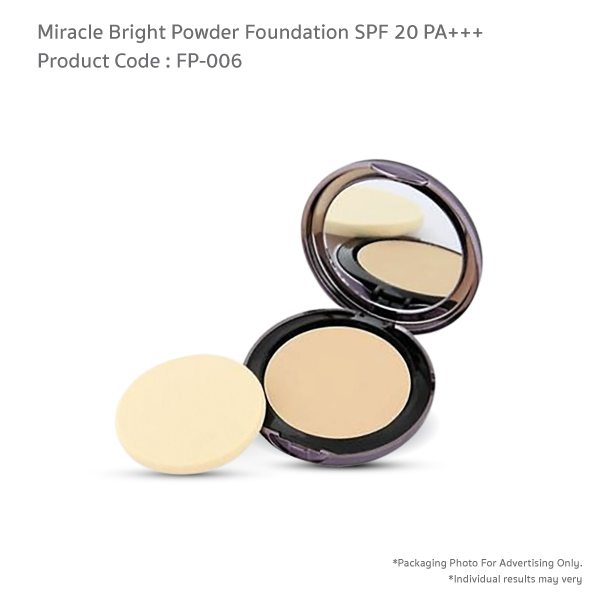 Miracle Bright Powder Foundation SPF20, PA+++ - บริษัท เมอร์รี่ ...