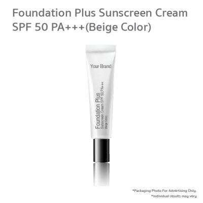 Foundation Plus Sunscreen Cream SPF 50,PA+++(White Color) - บริษัท เมอร ...